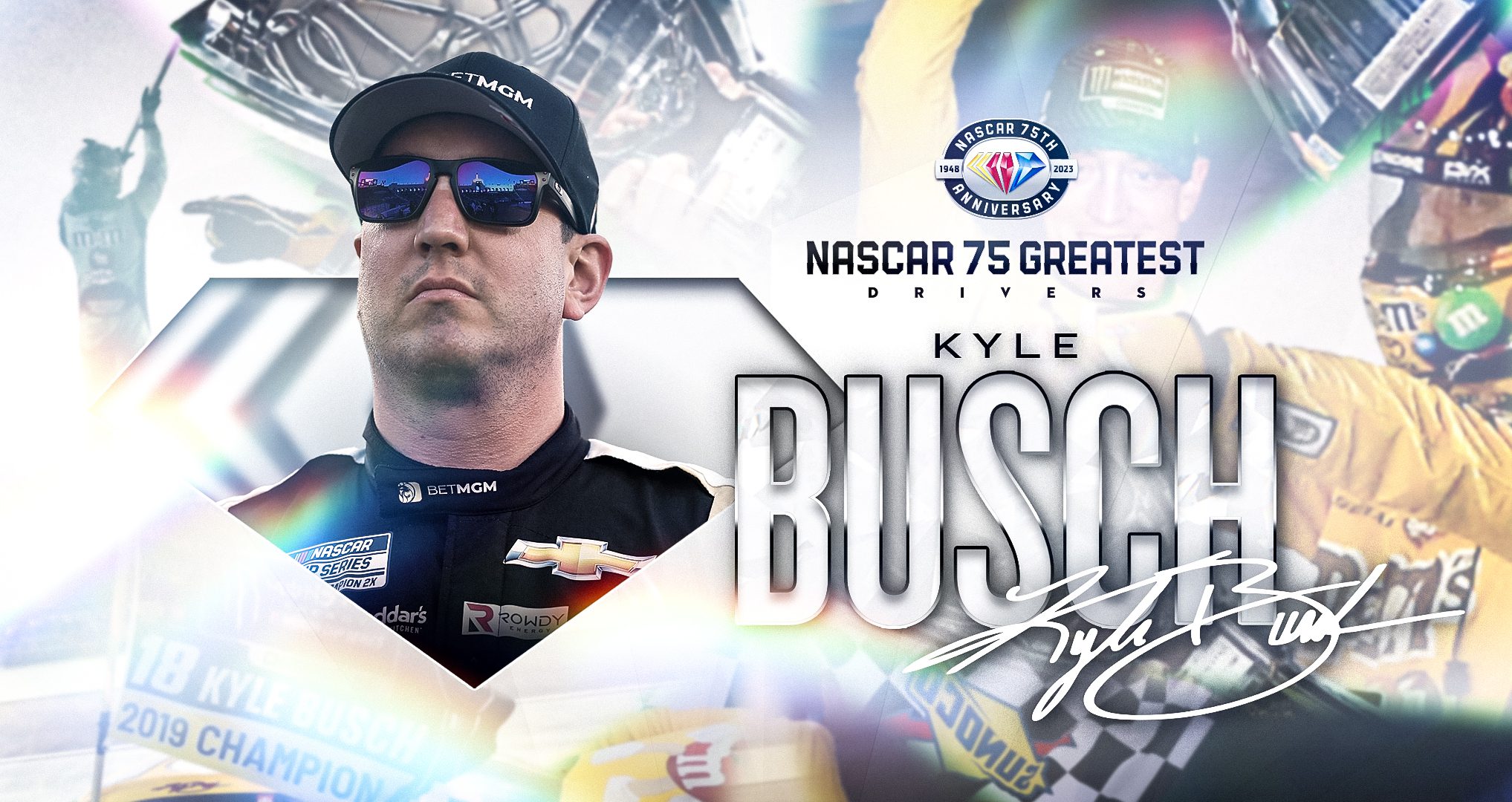 Kurt, Kyle Busch join distinguished list of NASCAR’s 75 Greatest ...