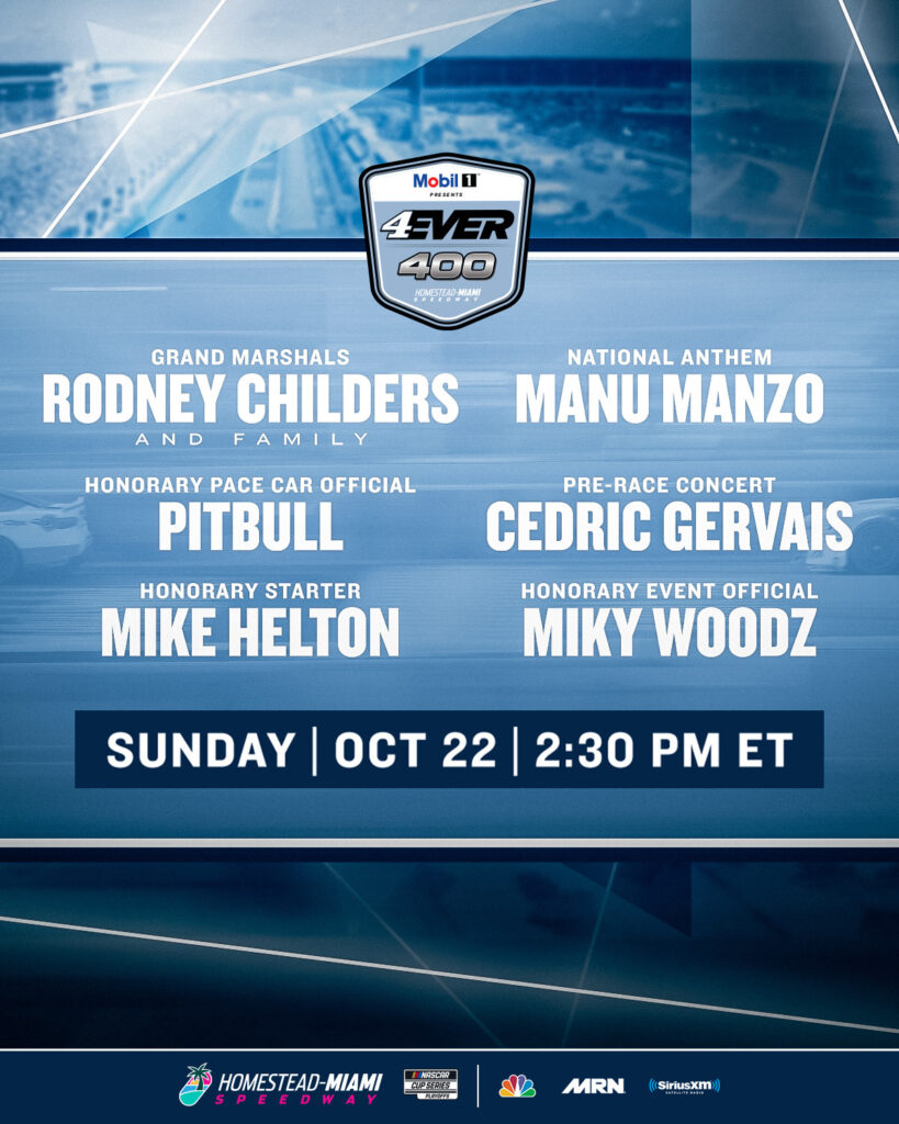 Pitbull, Mike Helton, Rodney Childers to Serve in Honorary Roles for ...