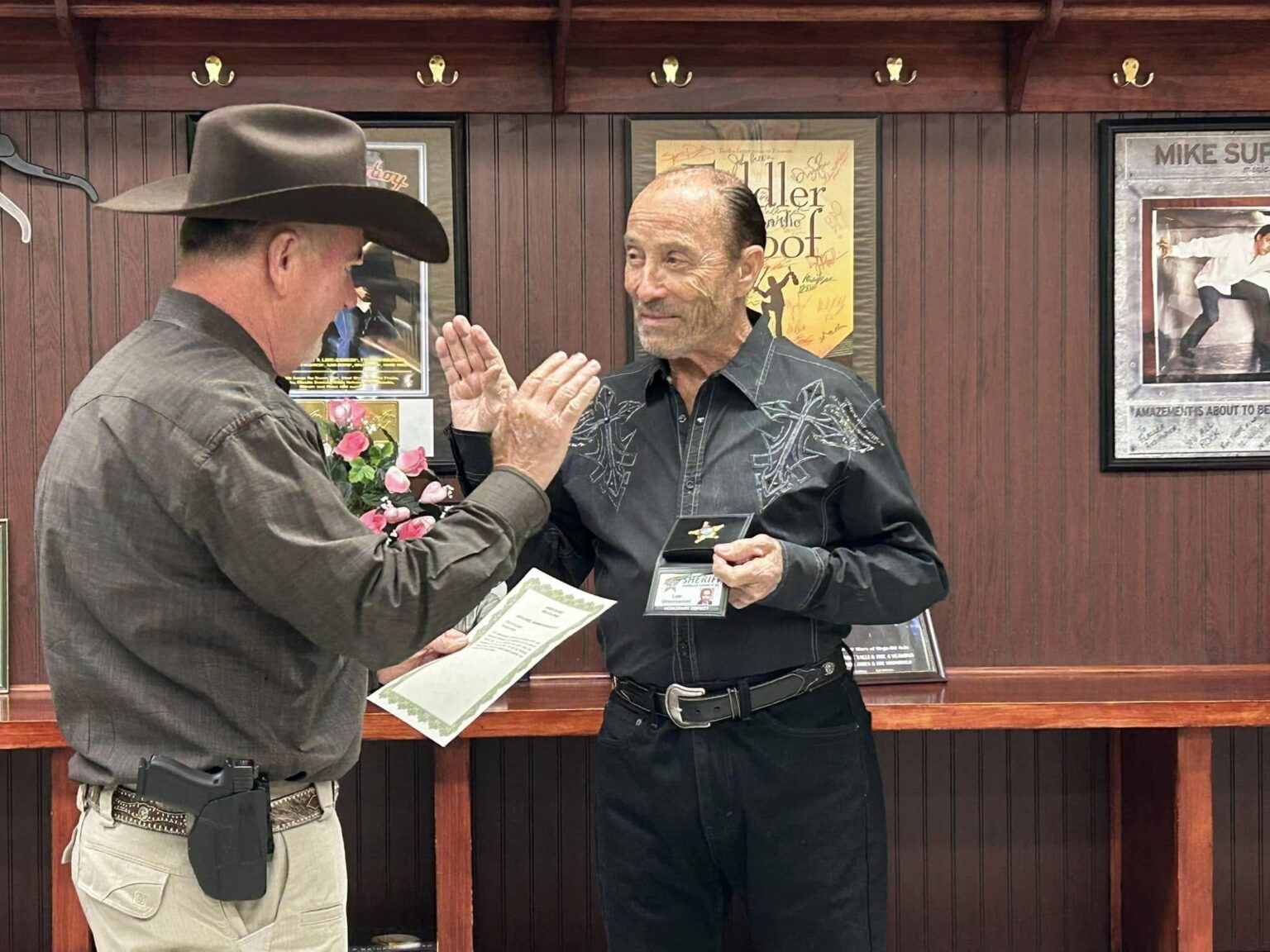 Flagler Sheriff Rick Staly Adds Lee Greenwood to the Ranks - Flagler ...