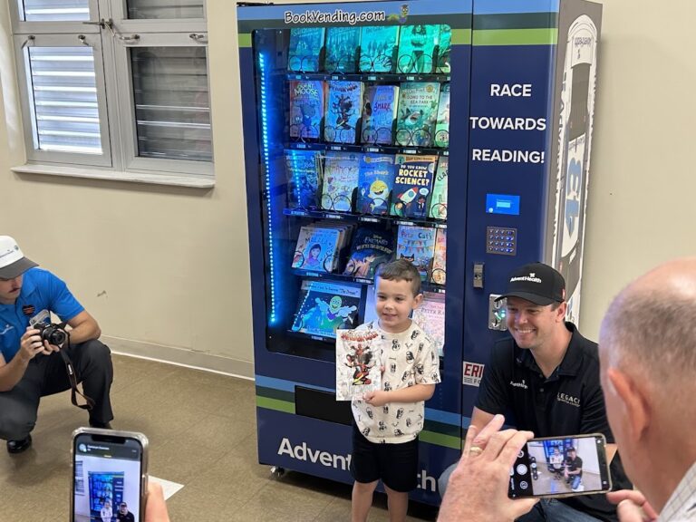 Bookworm Vending Machine Opens Door of Opportunity Thanks to Erik Jones ...