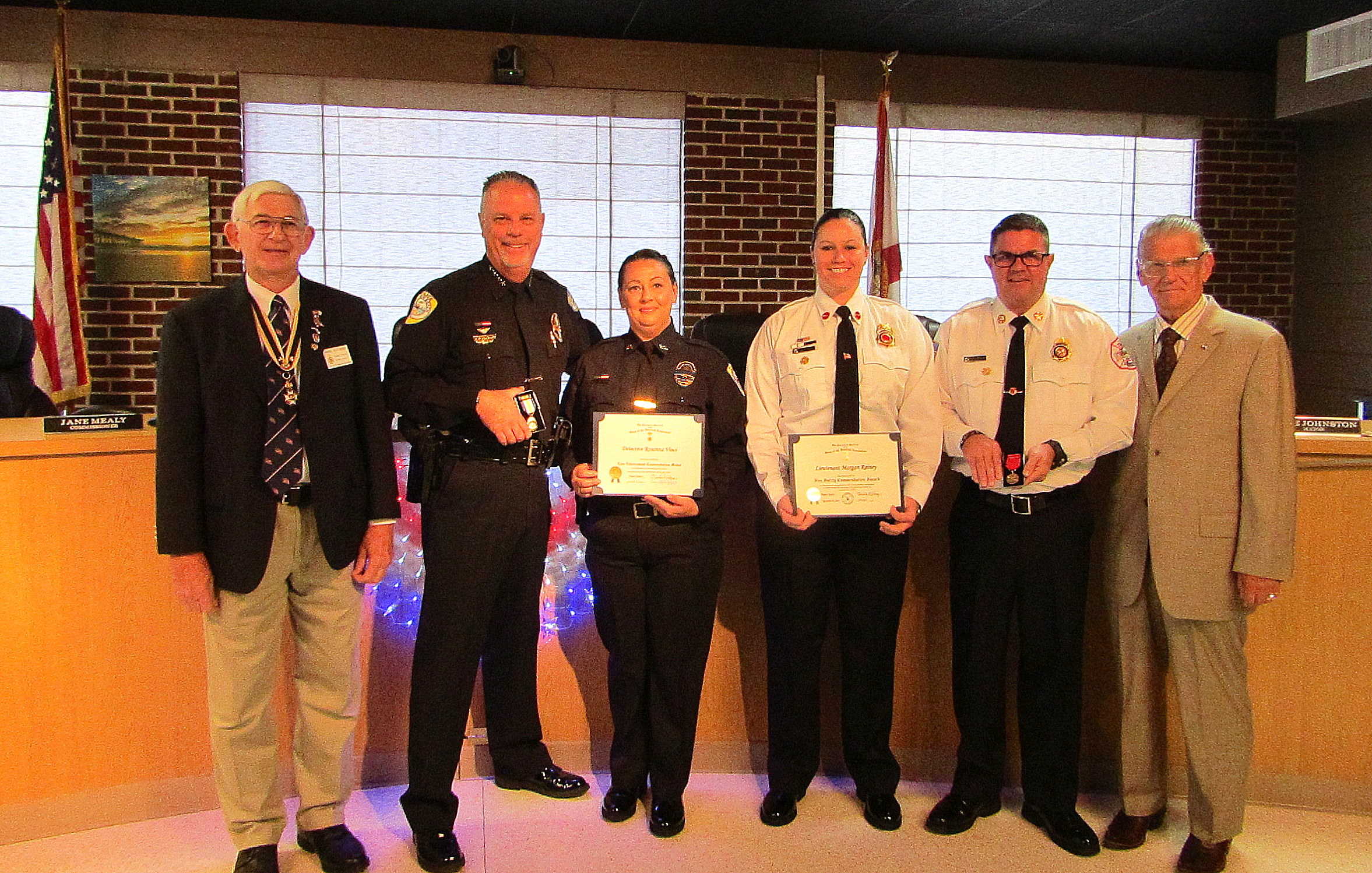 Flagler Beach First Responders Honored for Service - Flagler News Weekly
