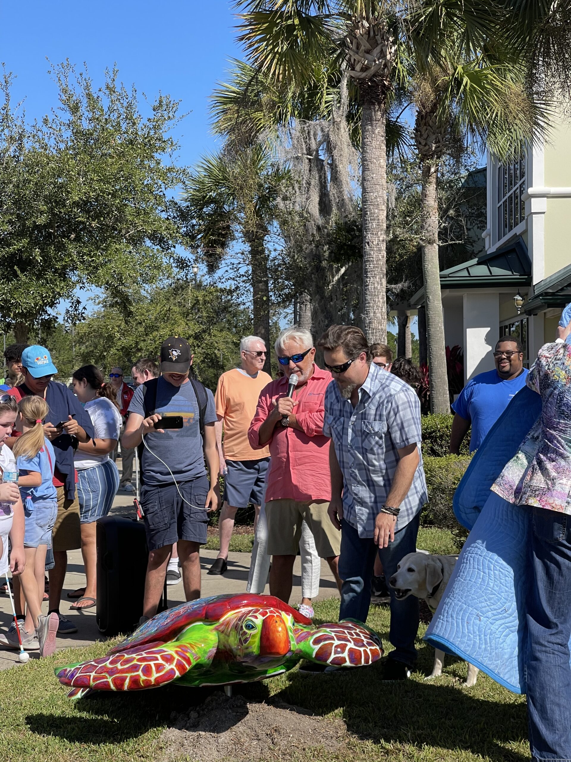 Art Lovers Gather to "SEE" PCAF Turtle Trail Addition - Flagler News Weekly