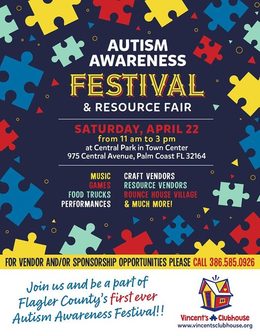Vincent's Clubhouse to Host Autism Awareness Festival Saturday ...